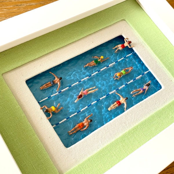 Swimming Pool Art - Etsy