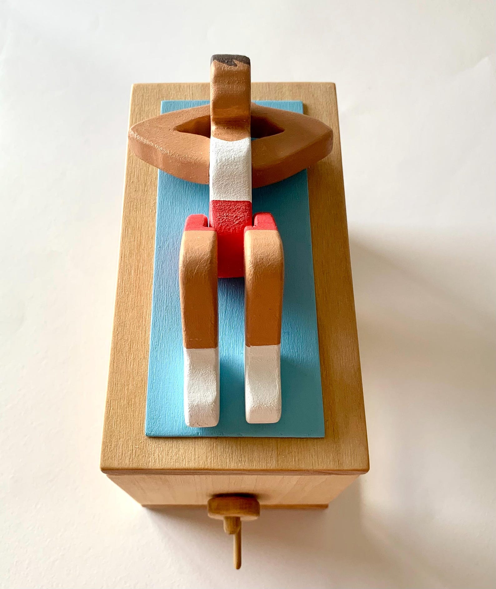 Sit-ups Man Automata, Wood, Hand Crank - Etsy