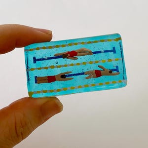 Miniature Swimming Pool in Resin, Desktop, Paperweight - Etsy