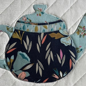 Teapots Table Runner or Wall Hanging Pattern - Etsy