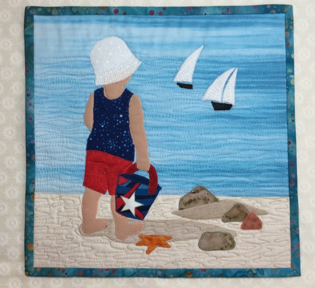 Beach Babies 2 Quilt Block Pattern - Etsy