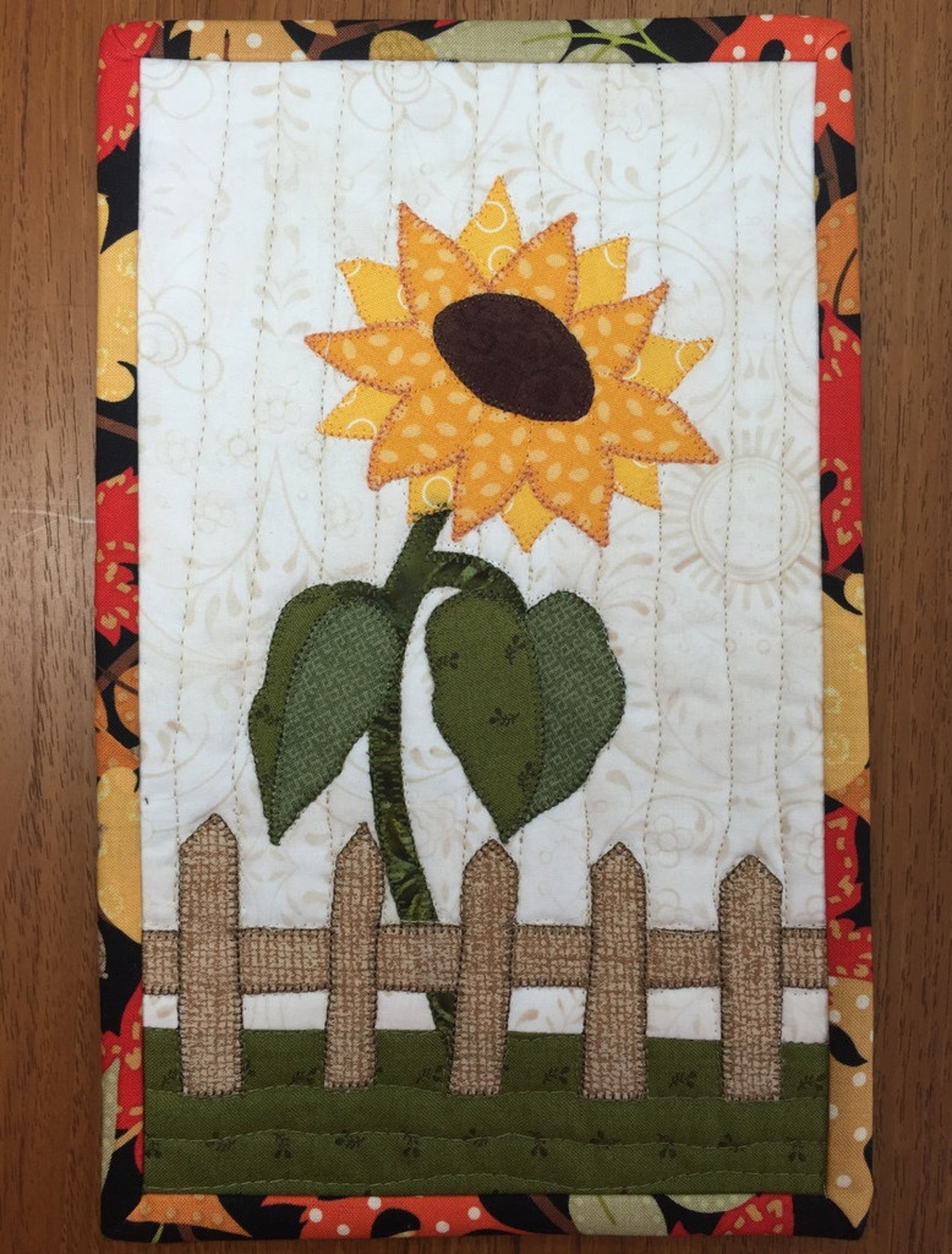 Sunflower Mug Rug Pattern - Etsy