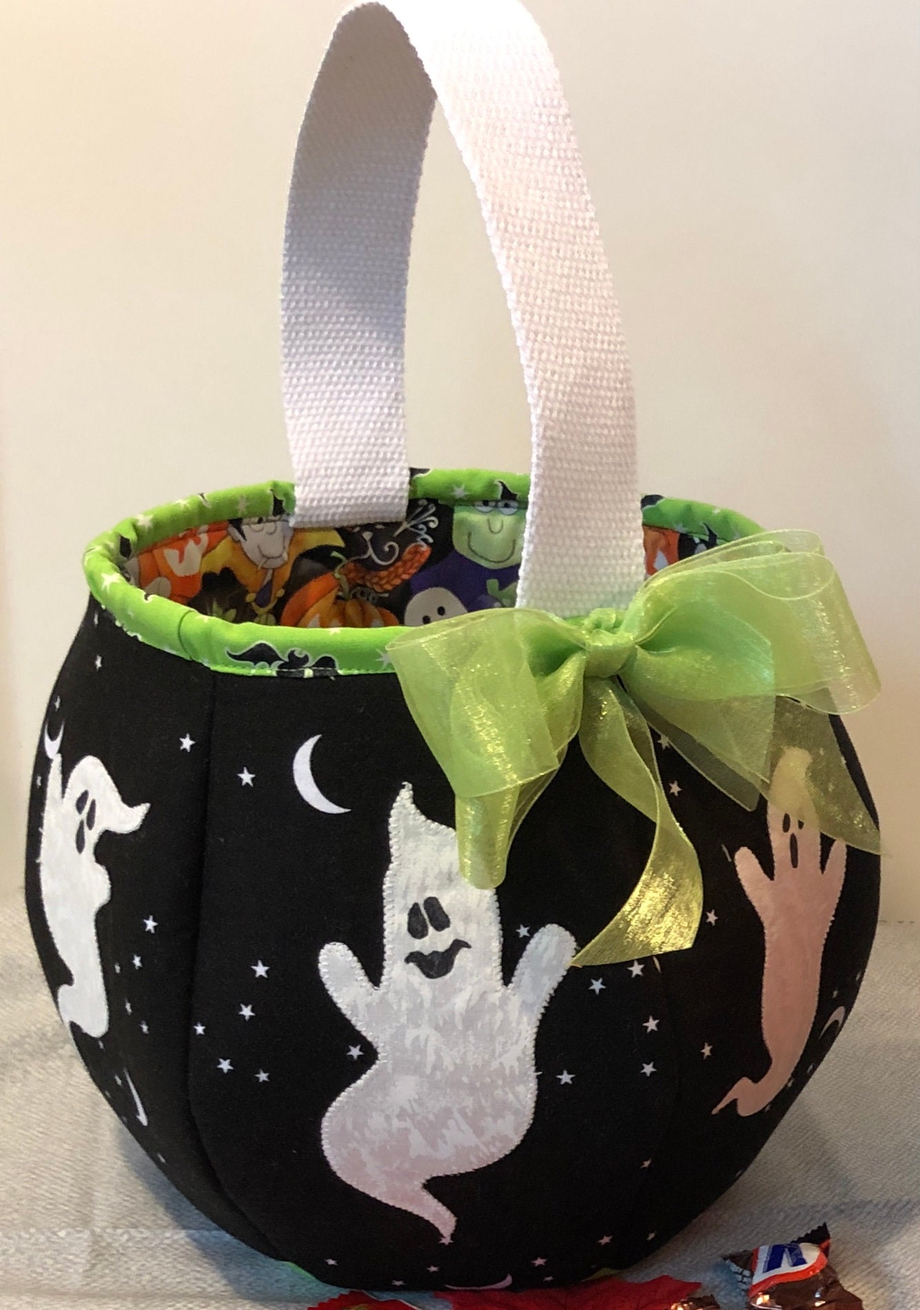 Halloween Trick or Treat Basket Pattern - Etsy