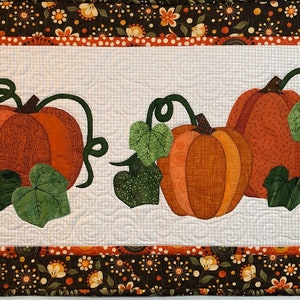 Pumpkin Patch Table Runner Pattern - Etsy