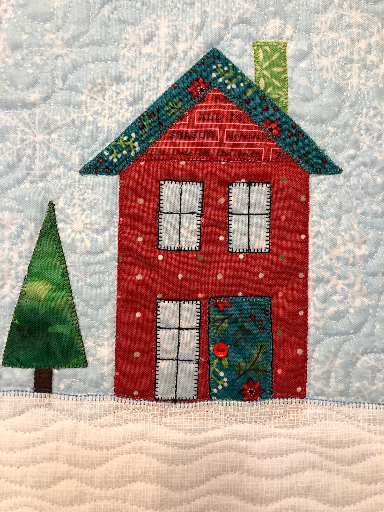 Winter Village Table Runner Pattern PDF - Etsy