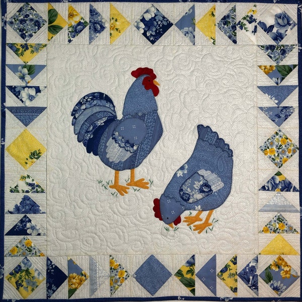 Chicken Table Runner Pattern - Etsy