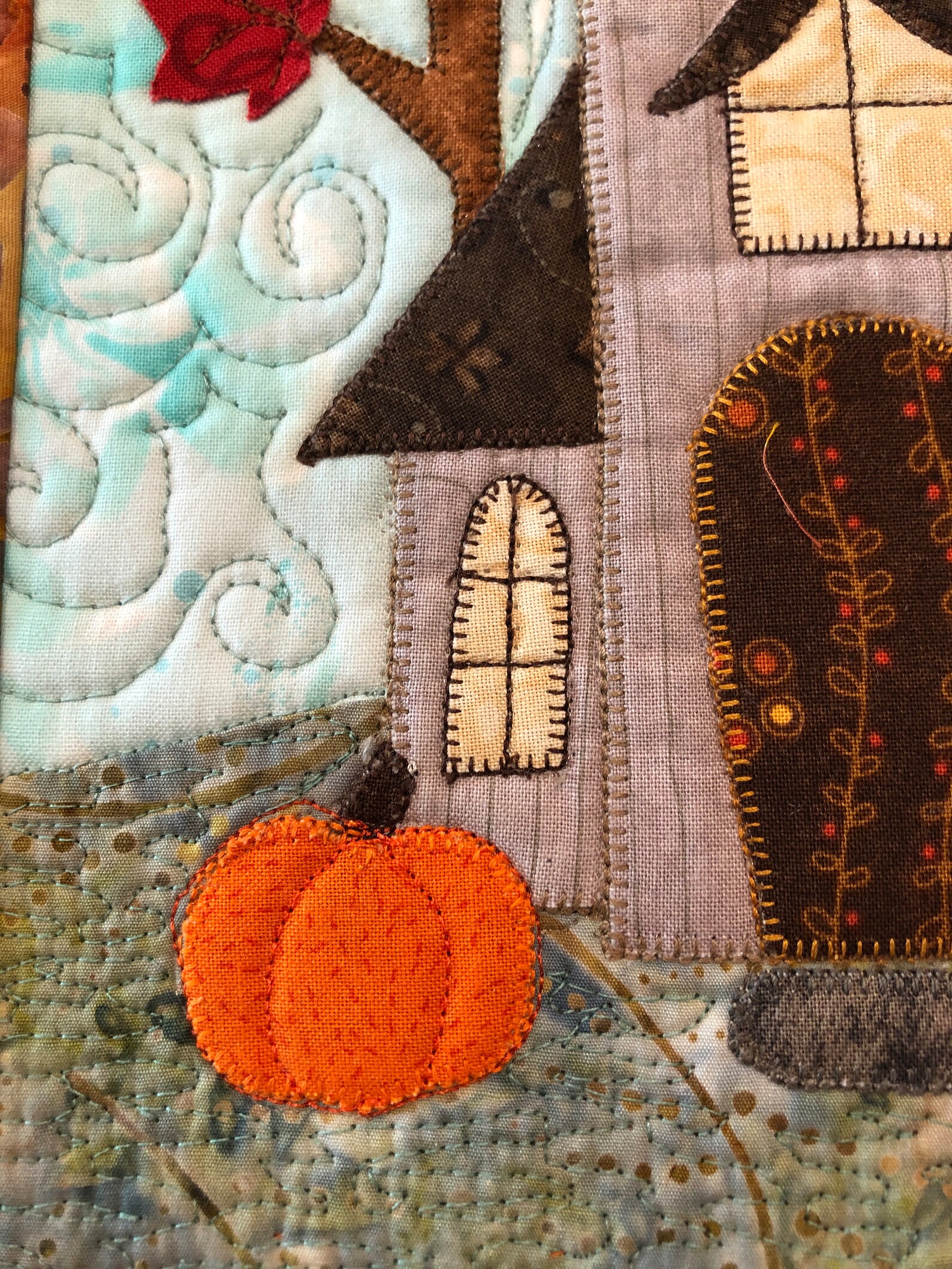 Autumn House Mug Rug Pattern - Etsy