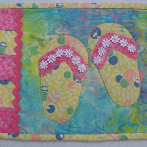 Flip Flop Mug Rug Pattern - Etsy