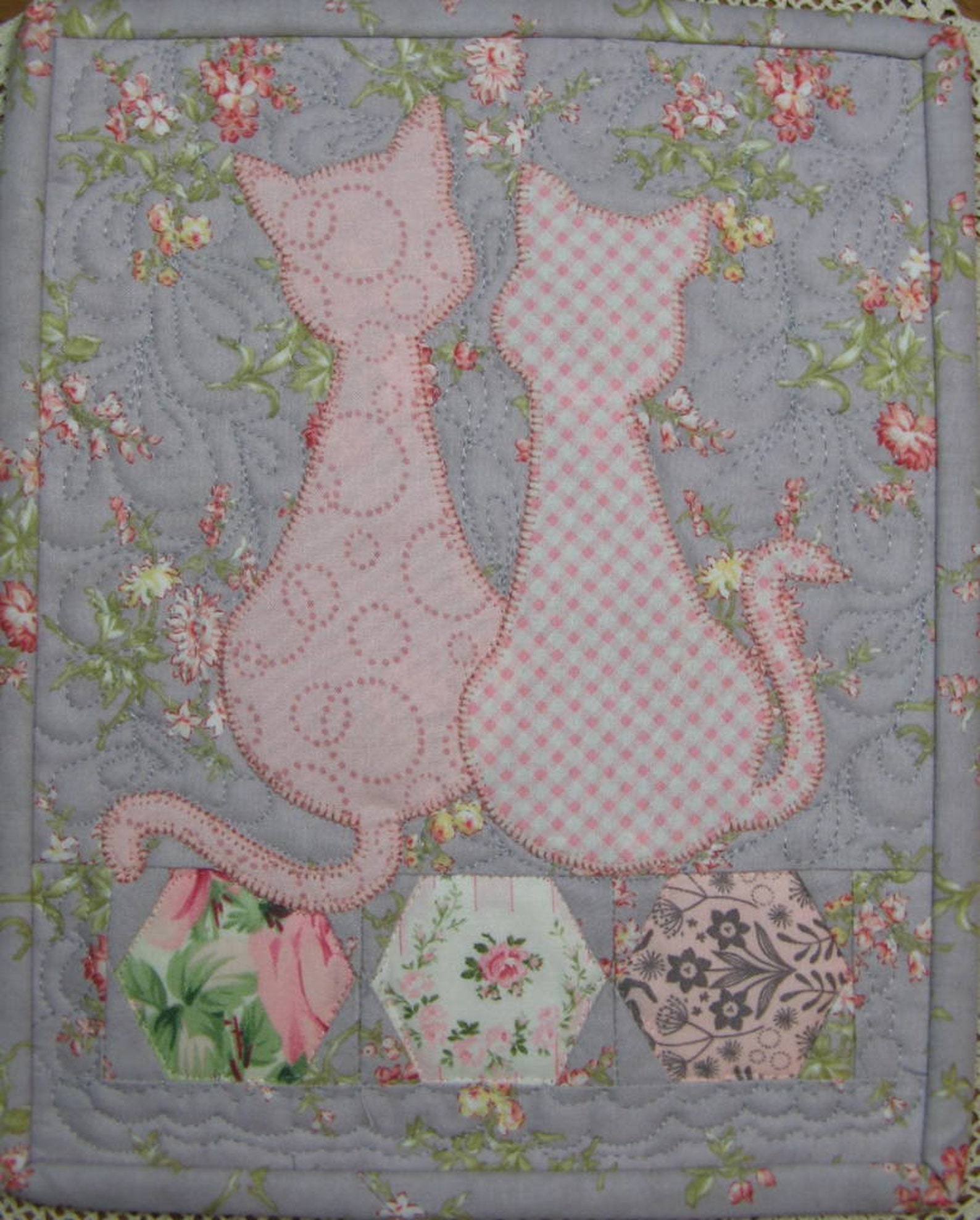 Calico Cats Mug Rug Pattern - Etsy