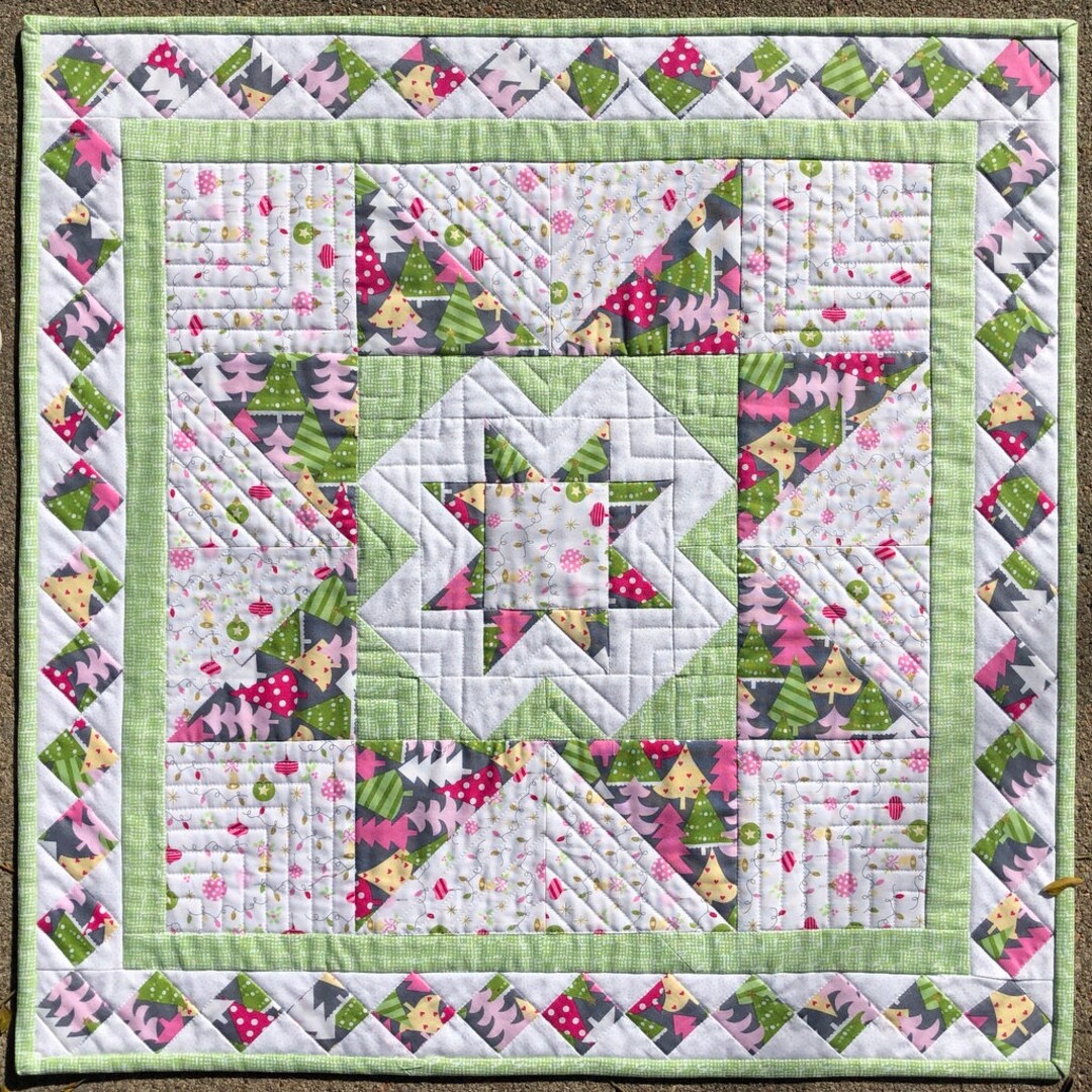 Double Star Table Topper Pattern - Etsy
