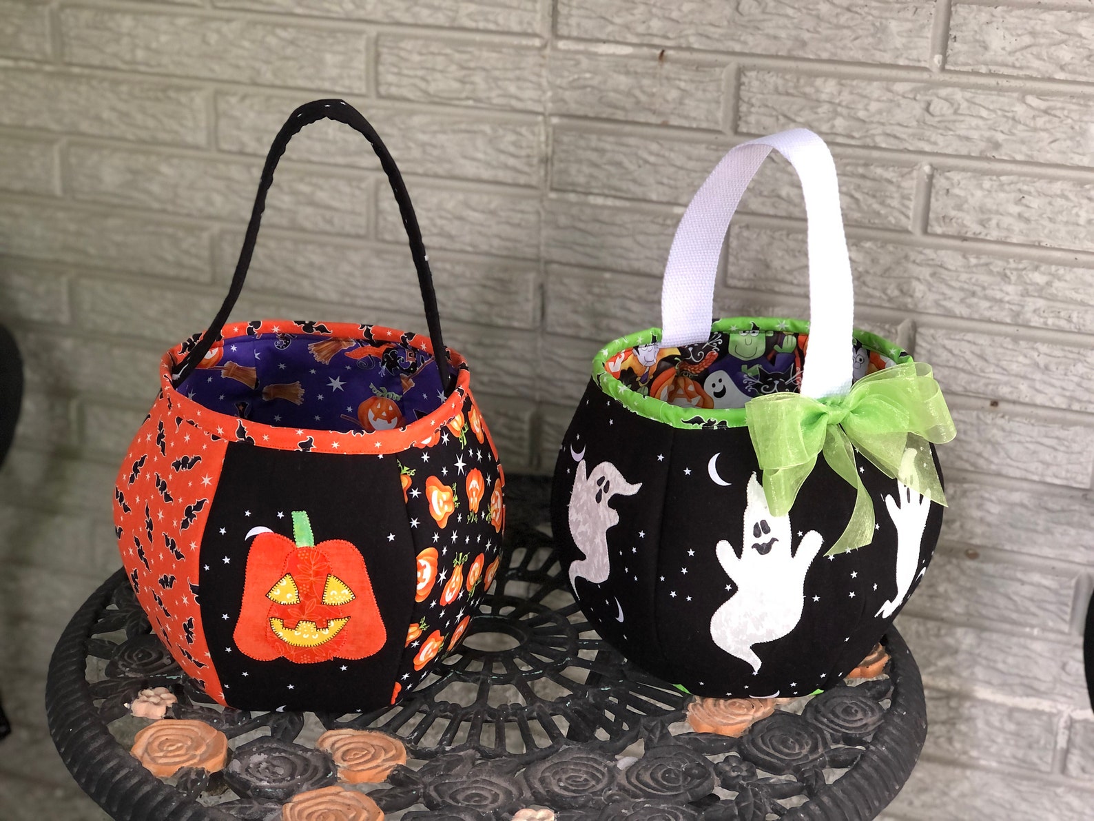 Halloween Trick or Treat Basket Pattern - Etsy