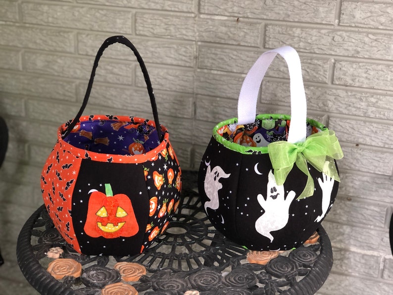 Halloween Trick or Treat Basket Pattern | Etsy