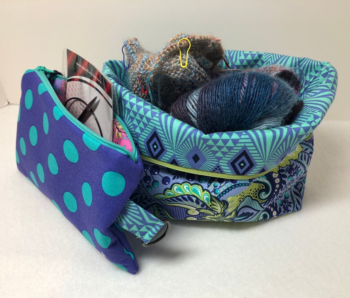 Small Zippered Project Bags and Pouch Pattern - Etsy