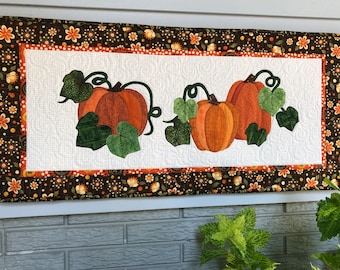 Pumpkin Patch Table Runner Pattern - Etsy