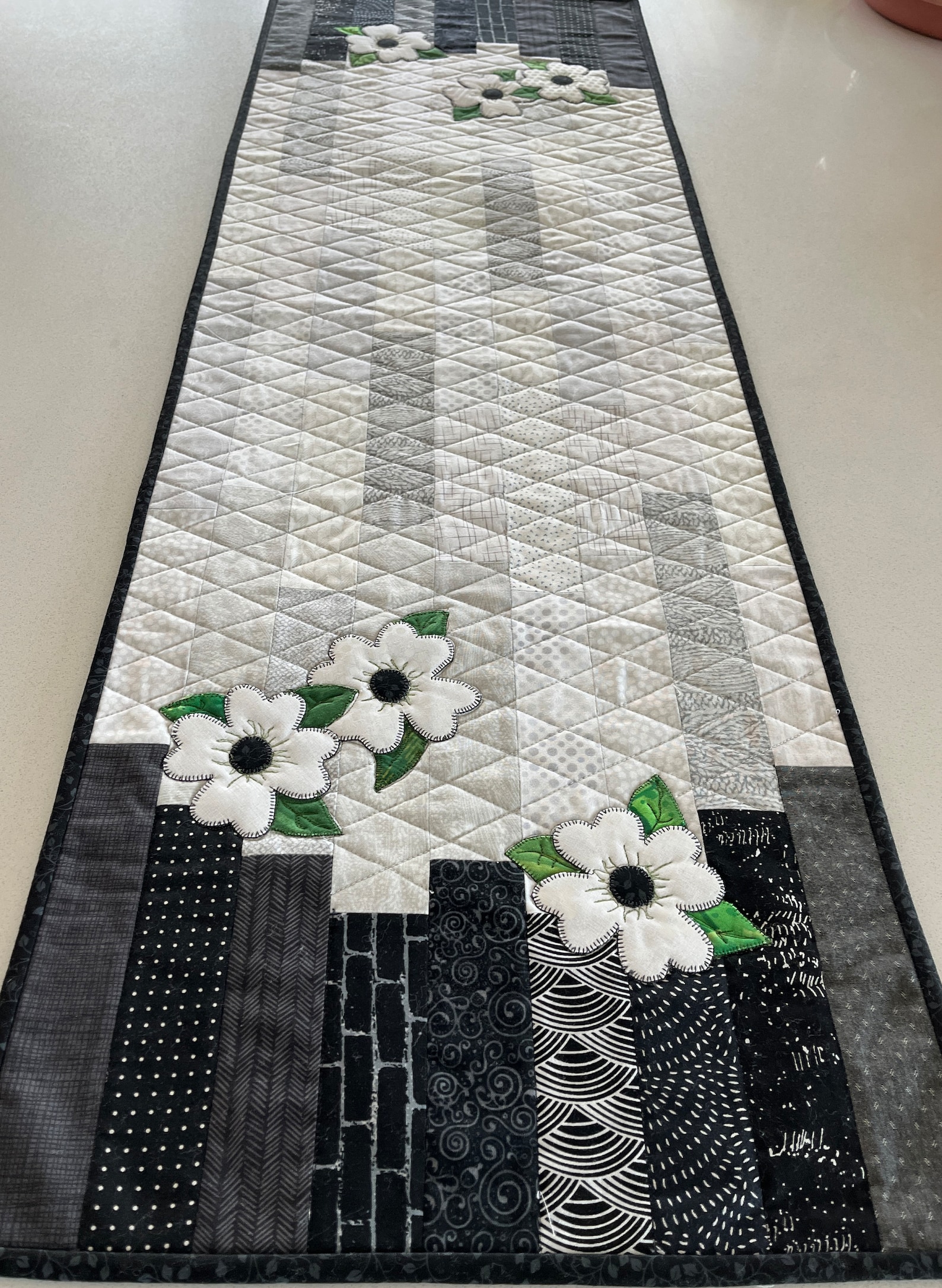 Blossoms Table Runner Pattern - Etsy