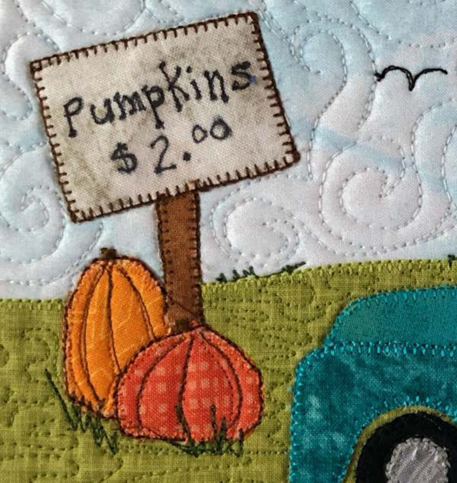 Pumpkin Sale Mug Rug Pattern - Etsy
