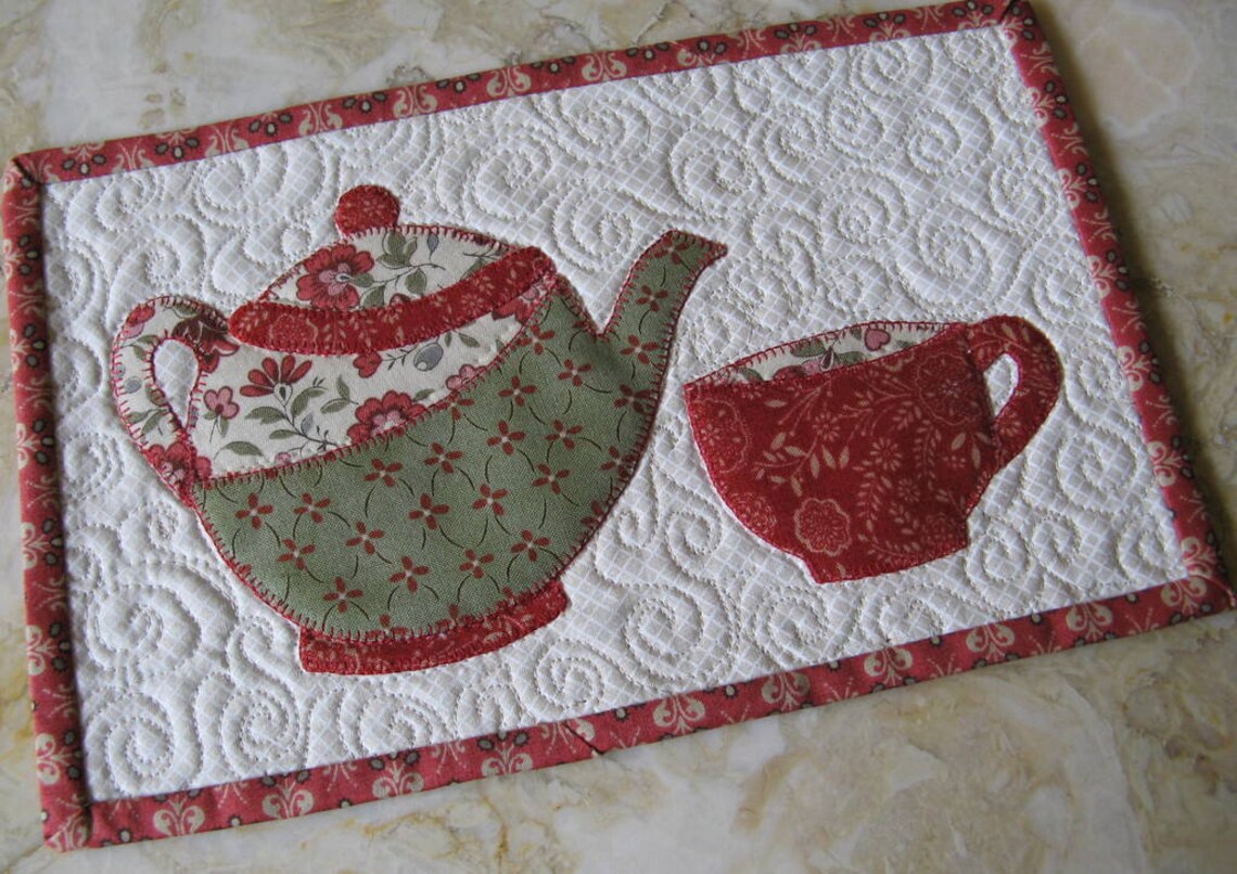 Coffee or Tea Mug Rug Pair Pattern - Etsy