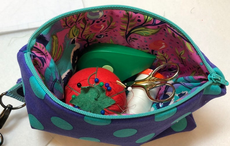 Small Zippered Project Bags and Pouch Pattern | Etsy