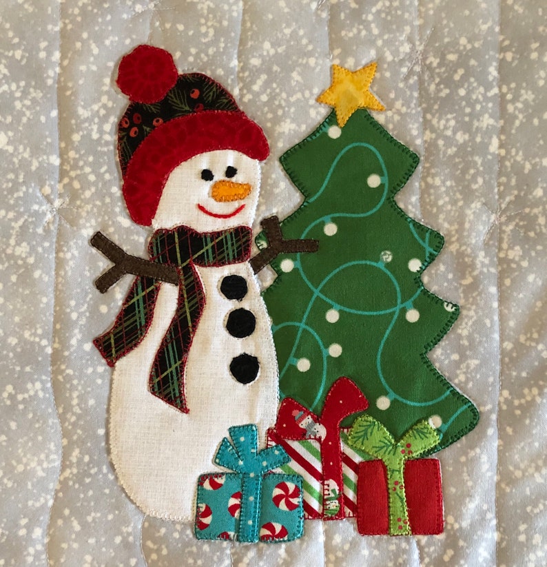 Snow People Table Runner Pattern | Etsy