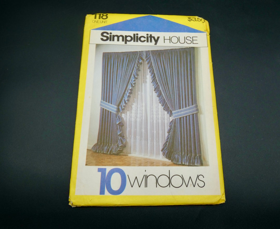 Vintage 10 Window Simplicity House Pattern - Etsy