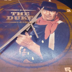 Rare John Wayne the Duke Clock Works - Etsy