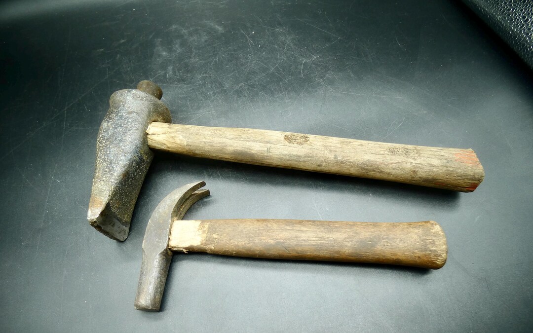 CLOSEOUT* 24 to 7 -2 Vintage Hammers- Tire Bead Breaker & Small Ferrier ...