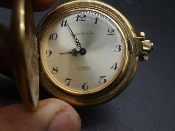 SALE*-Andre Rivalle Vintage 17 Jewel Pocket Watch - Gem