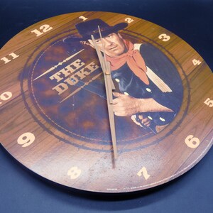 Rare John Wayne the Duke Clock Works - Etsy