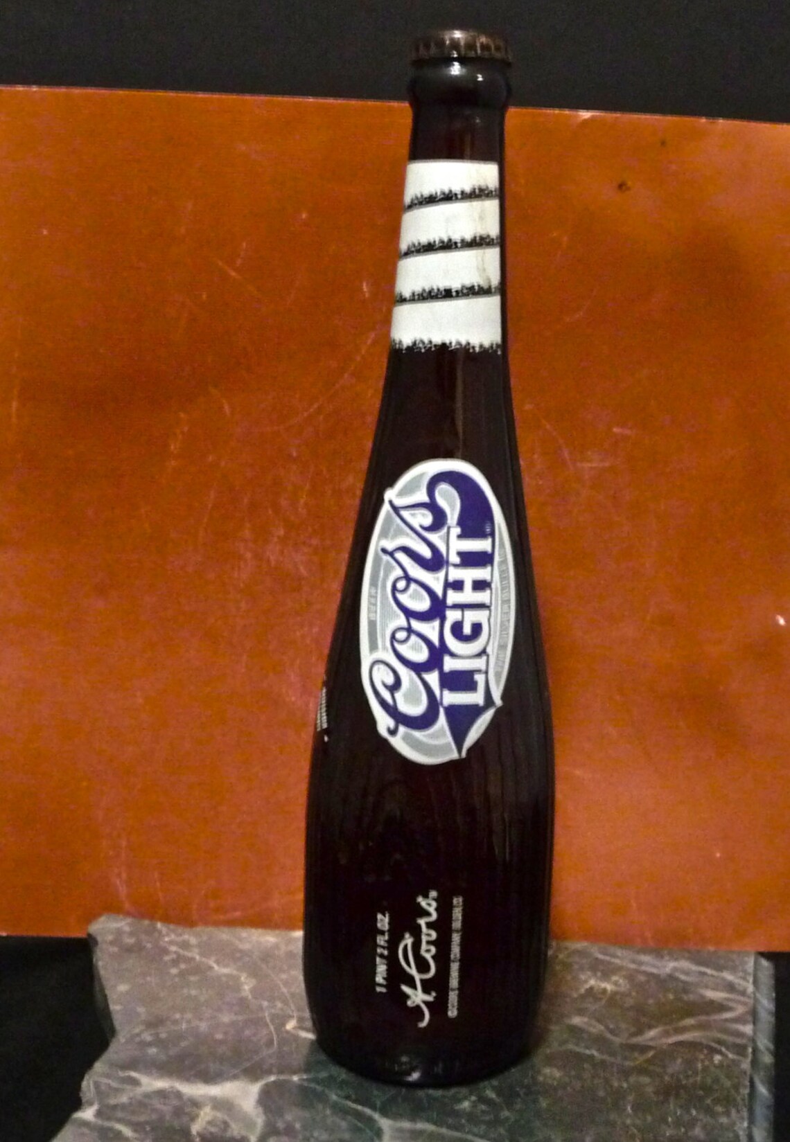 Limited Edition Coors Light Baseball Bat Beer Bottle Full Etsy