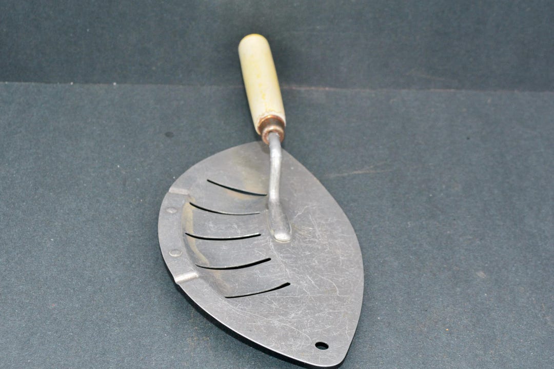 Vintage Foley Strainer, Spatula With Pot Guard - Wood Handle-usa - Etsy