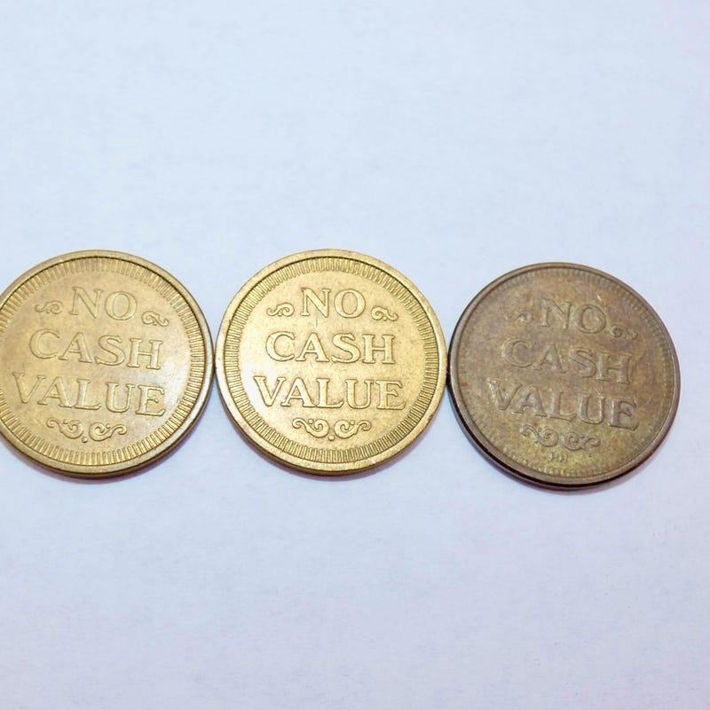 Vintage Arcade Tokens - Etsy