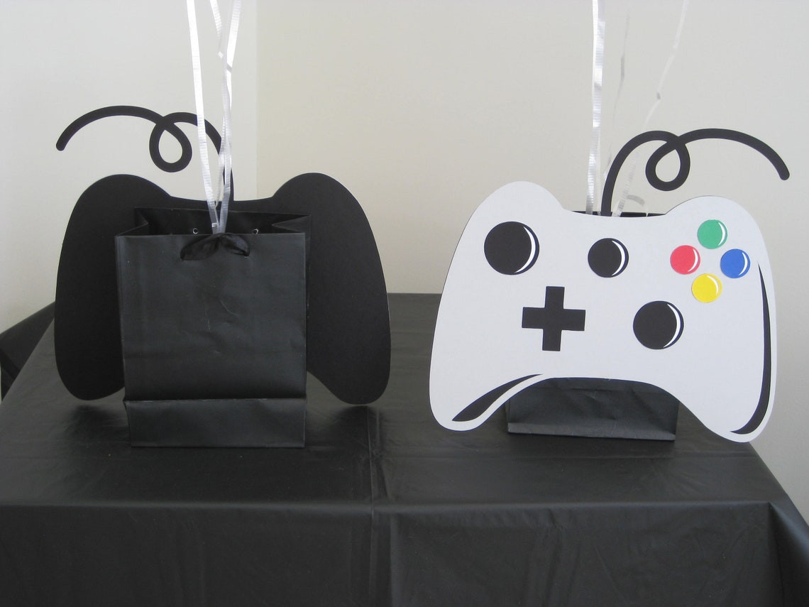2 Video Game Controller Birthday Party Balloon Holder | Etsy