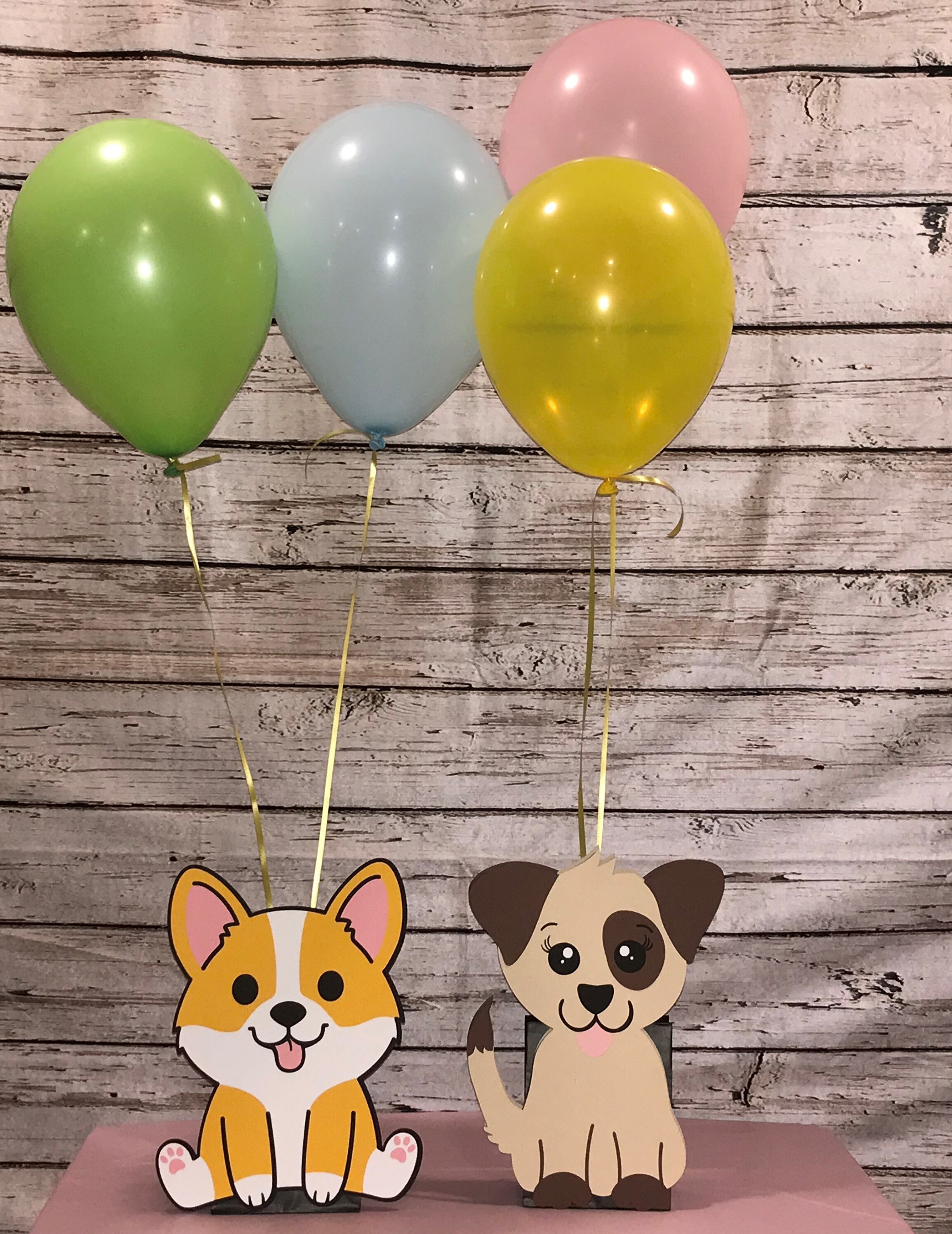 2 Puppy Dog Birthday Party Table Centerpiece Decorations | Etsy