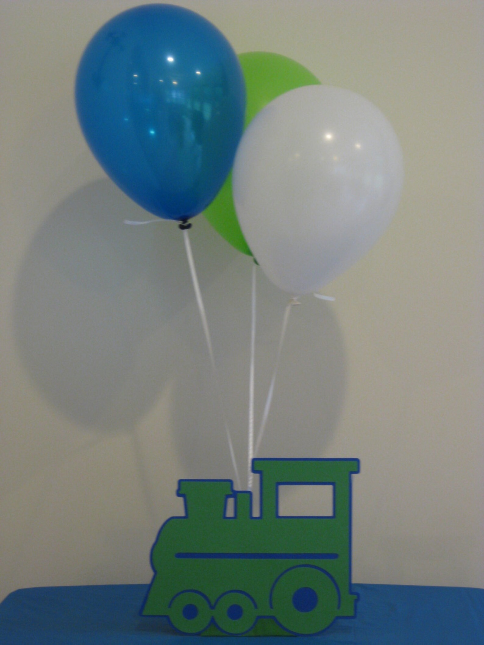 2 Train Birthday Party Centerpiece Balloon Holders - Etsy