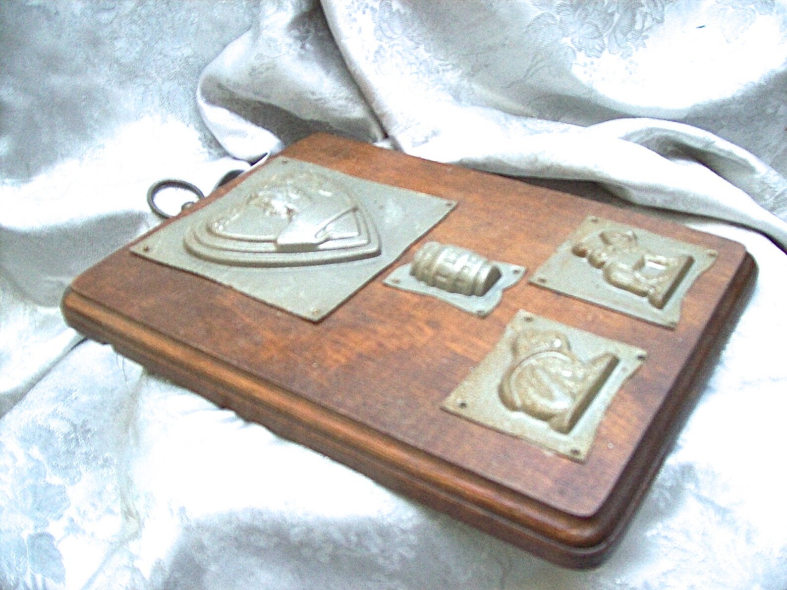 Antique Figural CHOCOLATE/CANDY Tin MOLDS Mounted on Wood for - Etsy