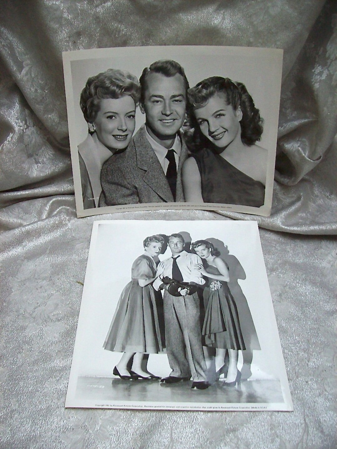 2 Original 1951 Paramount Studios Publicity PHOTOS for Movie Starring ...