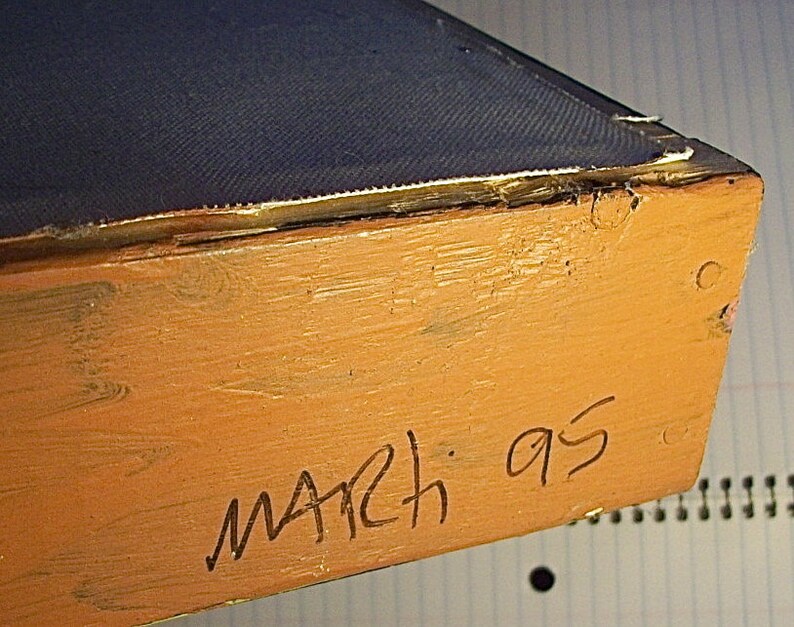 Contemporary OUTSIDER ART 3D Shadow Box w/Dangling Metal | Etsy