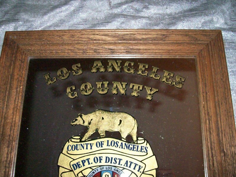 Vintage L.A. County Deputy DISTRICT ATTORNEY Emblem / Badge - Etsy