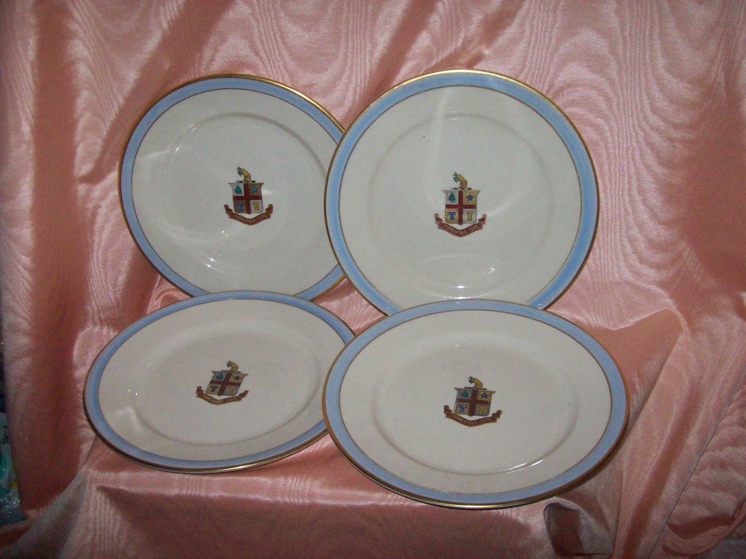 Rare MINNEAPOLIS CLUB Dinner Plates { Set of 4 ) Shenango Fine China ...