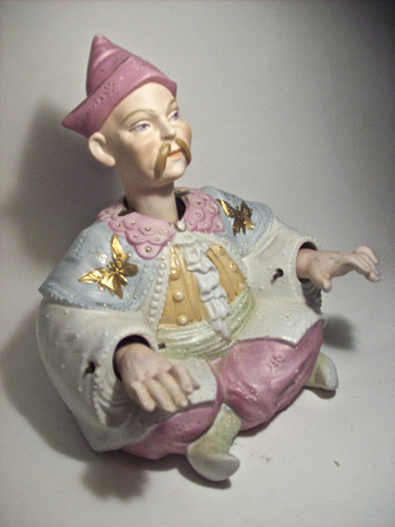 Antique German Bisque Porcelain Large CHINESE EMPEROR NODDER / - Etsy