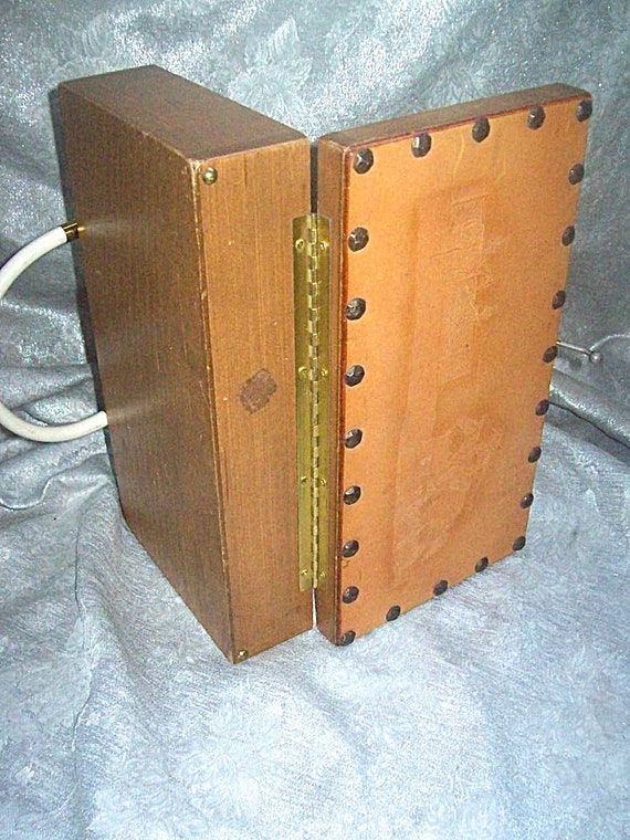 Original Circa 1960's BOX BAG Wood PURSE by Texas Tan… - Gem