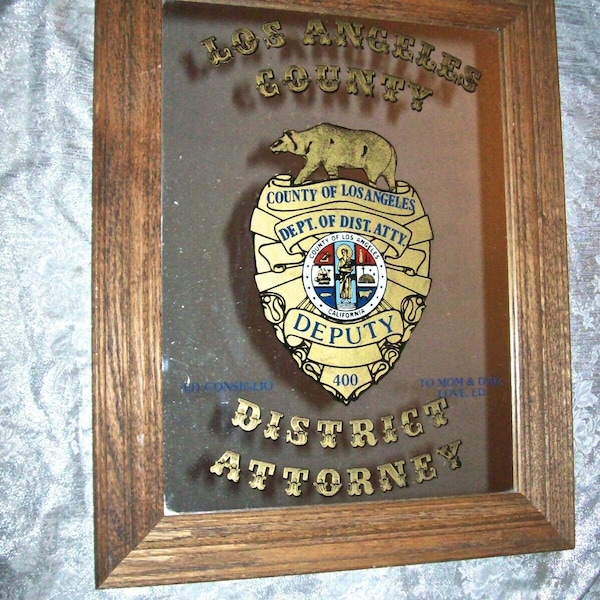 District Attorney Badge - Etsy