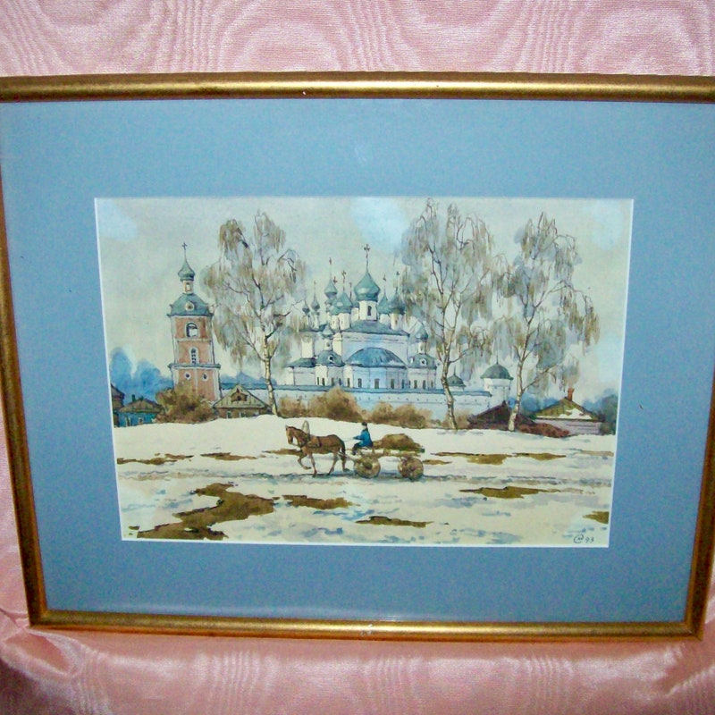 Russian Painting - Etsy