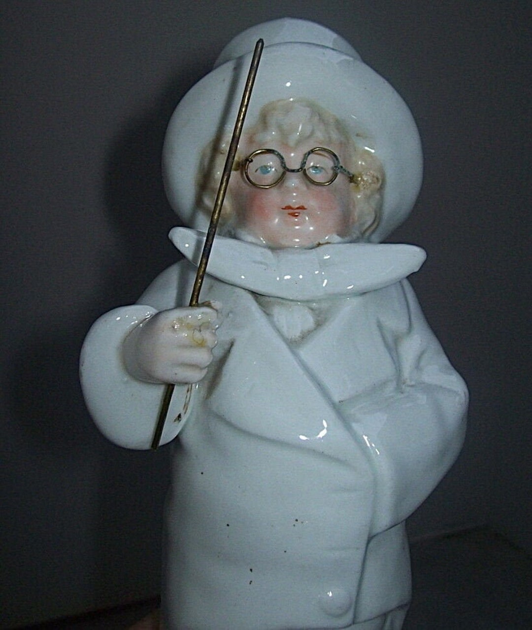 Unique Antique German Porcelain Figurine of Child ORCHESTRA CONDUCTOR ...