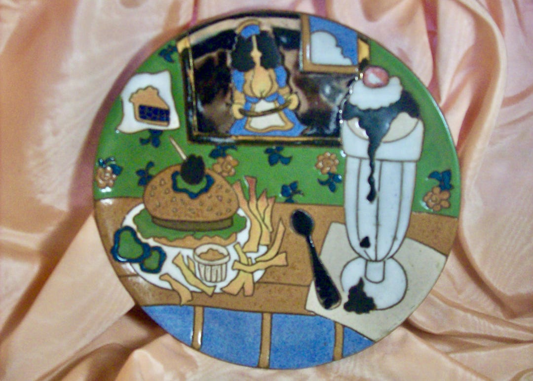 Vintage 1981 Ceramic Artist Judy Miller Original Signed Decorative ...