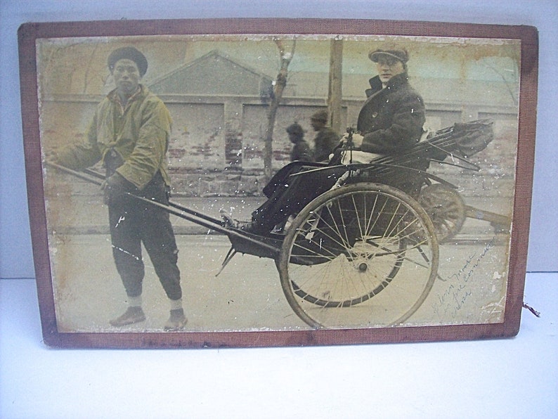 Antique Large Format Original PHOTOGRAPH of Chinese COOLIE | Etsy