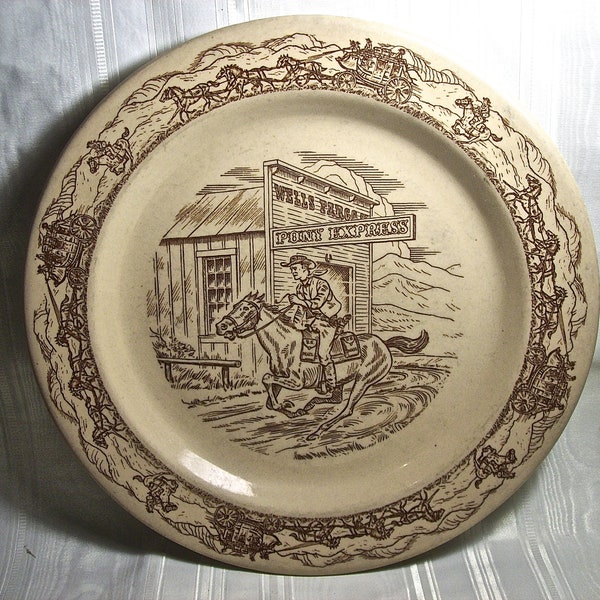 Western Plate - Etsy