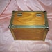 Small Wood and Metal BOX HEAVY DUTY Industrial With Portioned - Etsy