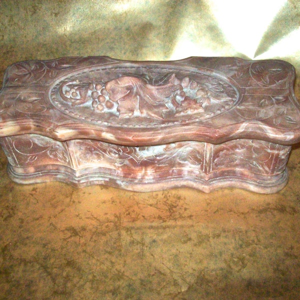 Incolay Jewelry Box - Etsy