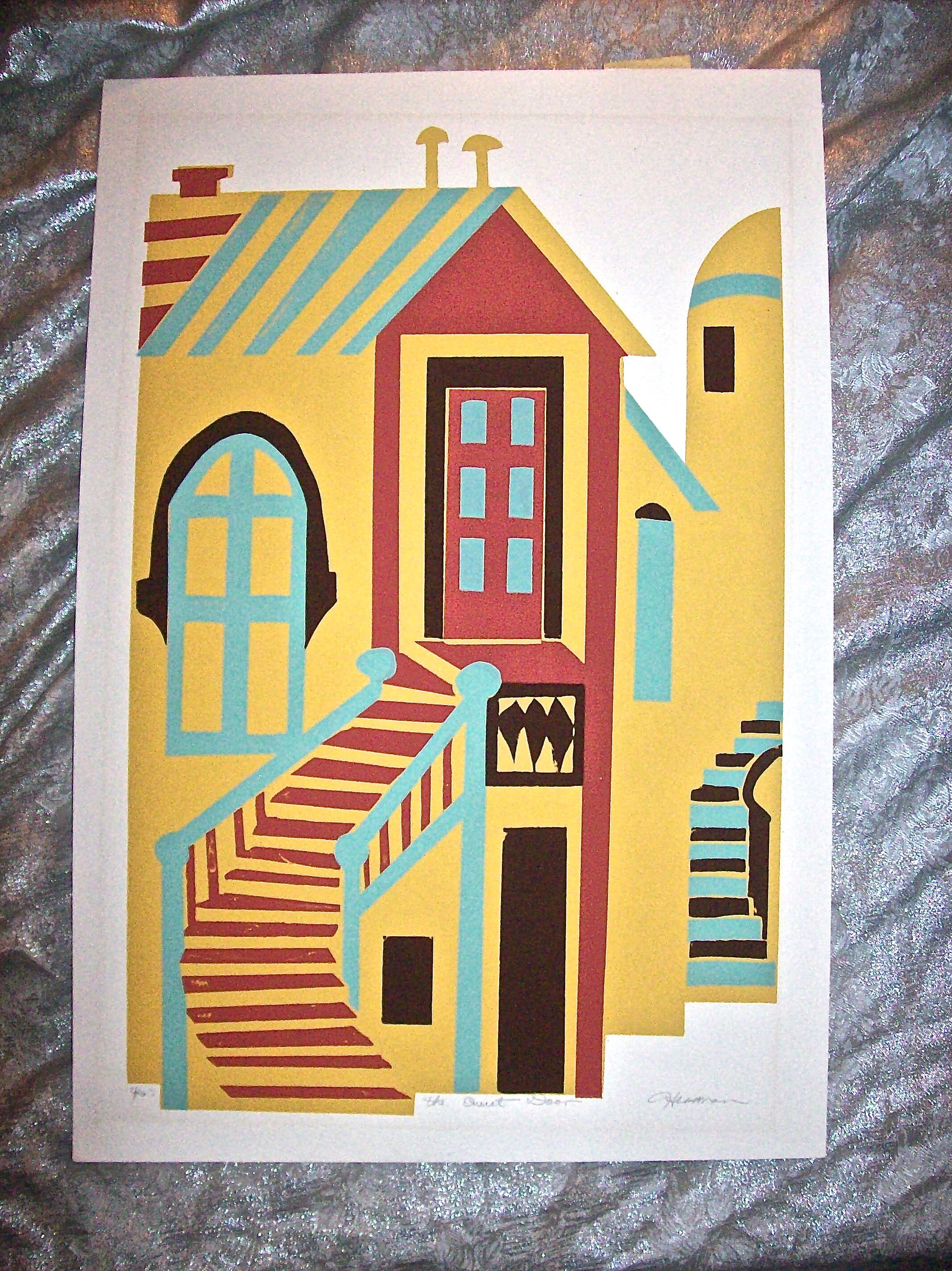 Pair of Original signed by Artist HEISMAN Colorful | Etsy